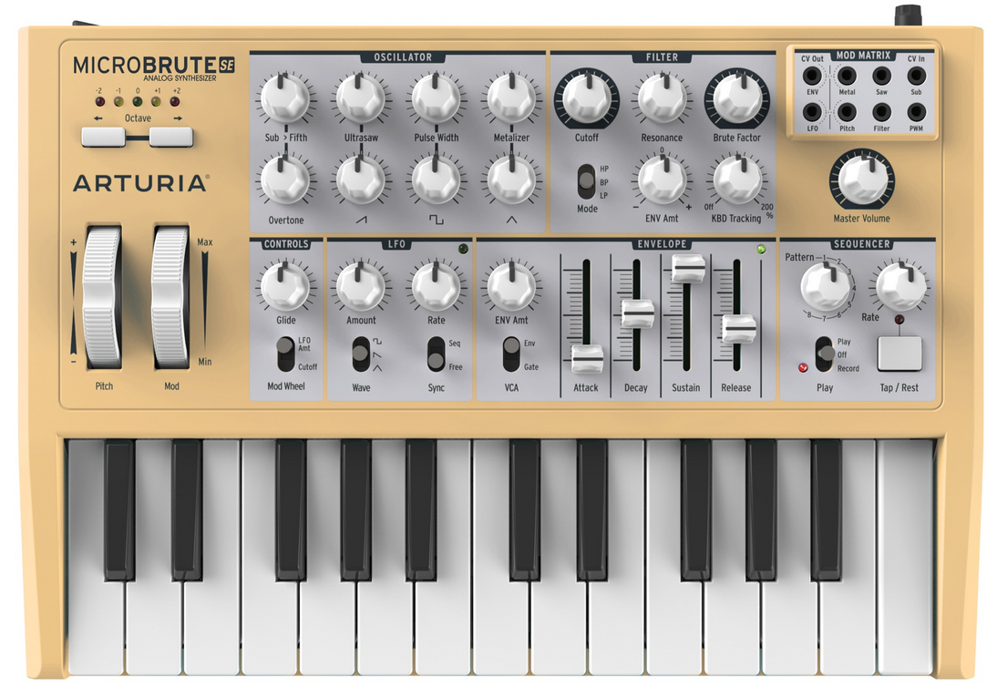 Finalmente disponibile il nuovo synth di Arturia: MicroBrute SE Limited Edition - Home Recording ...
